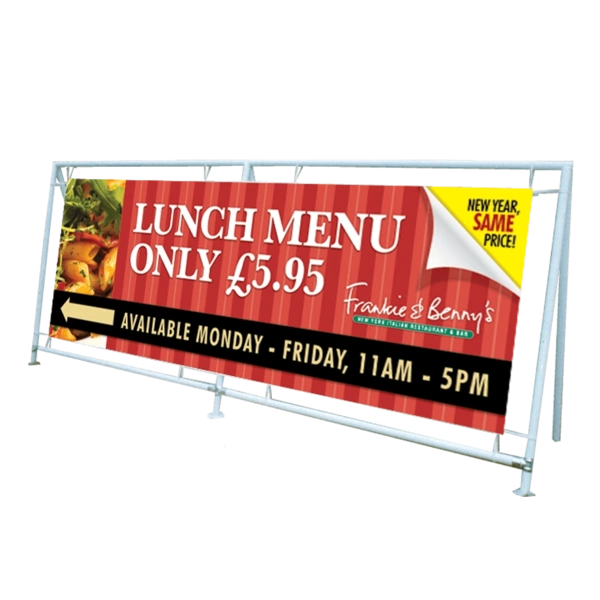 Heavy Duty Banner Frame | Graphic Print & Sign Company Ltd